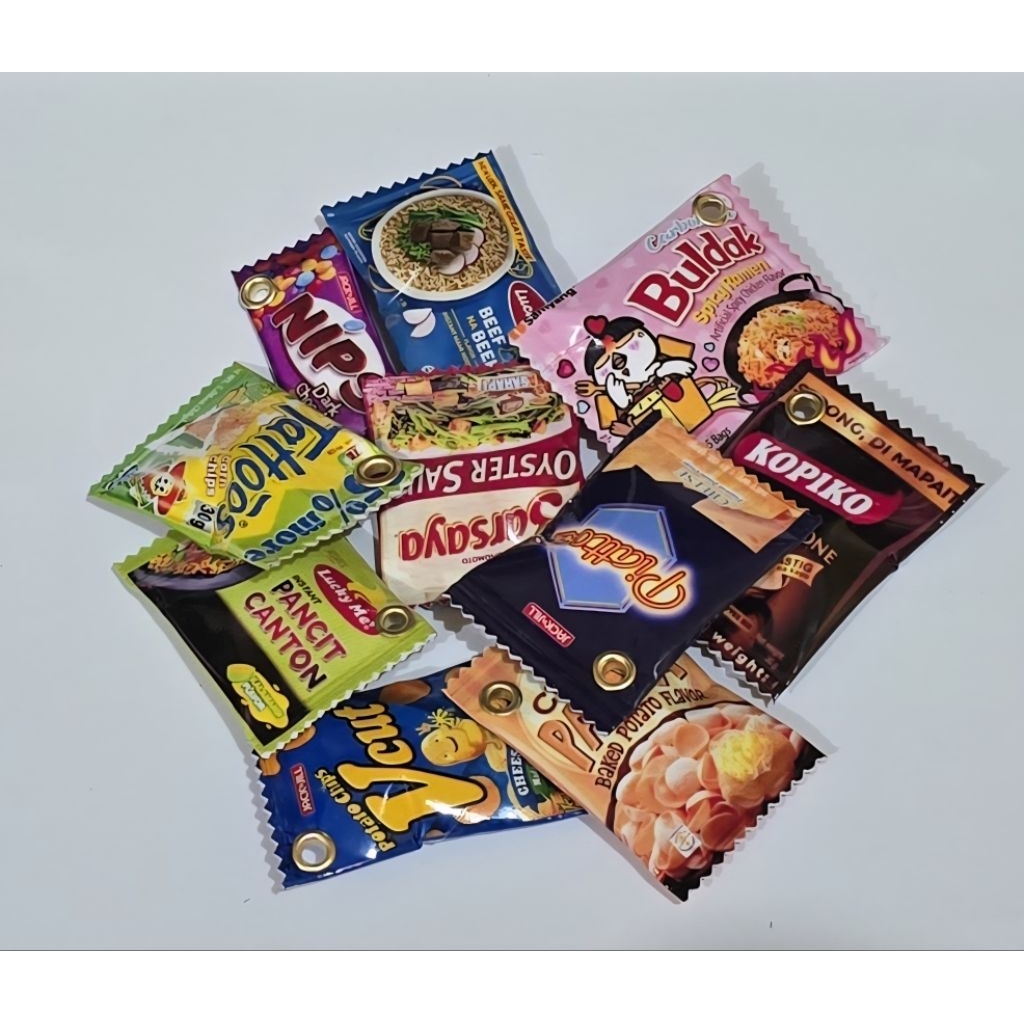 SNACKS TRINKET KEYCHAIN 5PCS | Shopee Philippines
