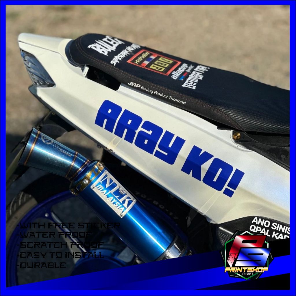 Aray Ko Sticker Decals Cutout Vinyl Waterproof Ps | Shopee Philippines