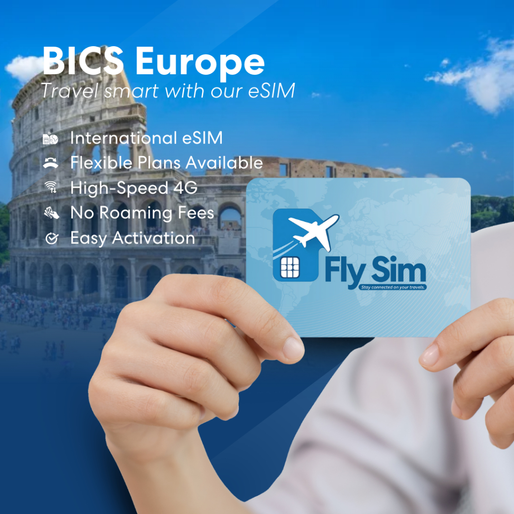 Fly eSIM – BICS Europe Travel Data eSIM | International eSIM, No Roaming Fees | Shopee Philippines