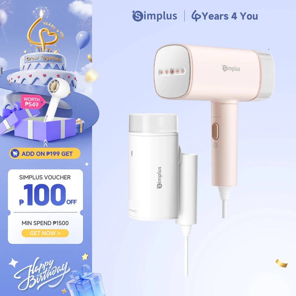Simplus Handheld Garment Steamer Handheld Foldable Steam | Shopee ...
