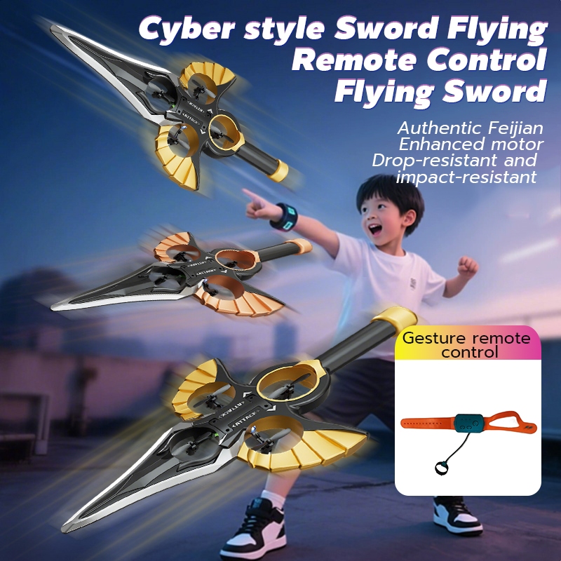 New 2.4G infrared remote control flying sword toy with multi speed ...