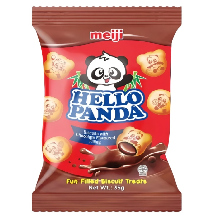Meiji Hello Panda Biscuits Chocolate 32g | Shopee Philippines