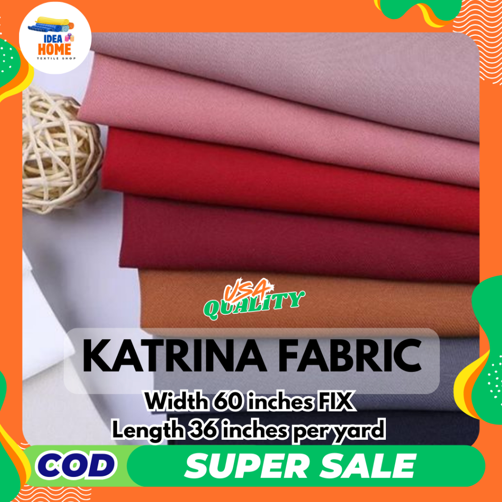 Katrina Fabric USA QUALITY tela Cloth 60" Width Sold Per Yard Canadian ...