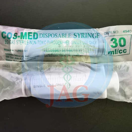 COS-MED | Disposable Syringe 30CC | Shopee Philippines