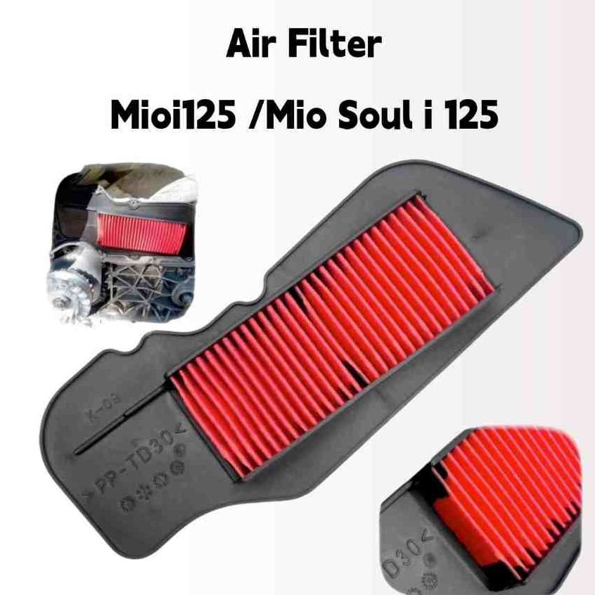 Motorcycle Air Filter YAMAHA MIO i 125 MIO SOUL i 125 High Flow ...