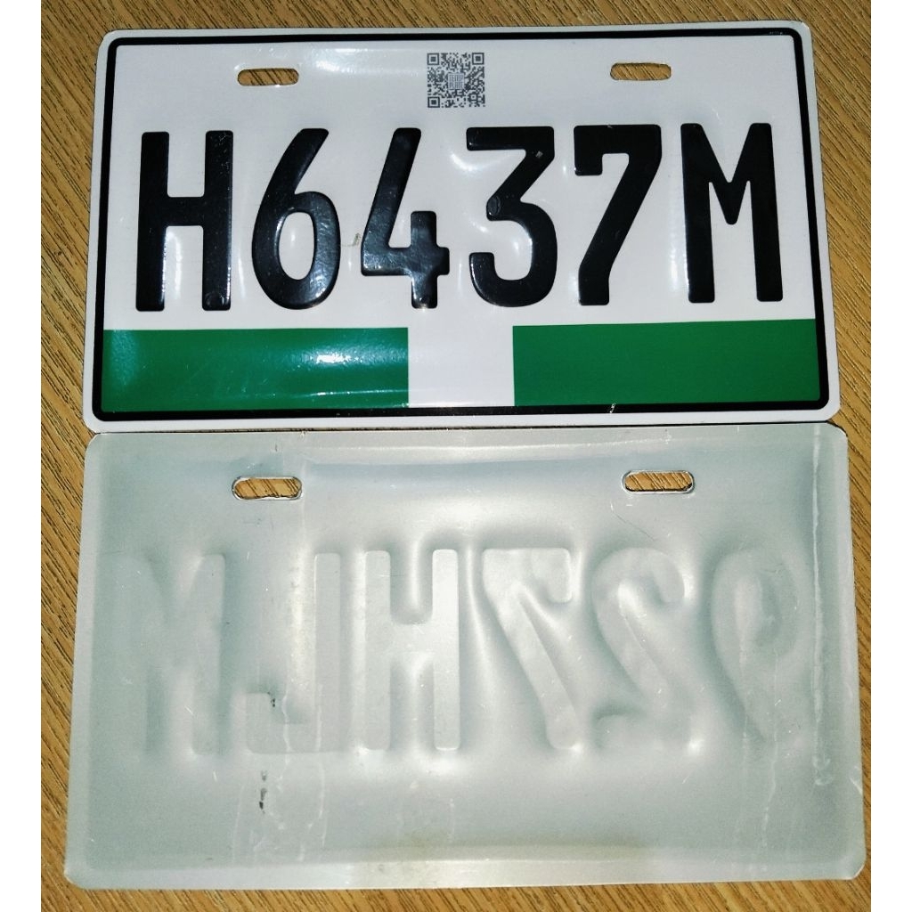 TEMPORARY PLATE or IMPROVISED PLATE USE STANDARD DESIGN | Shopee ...