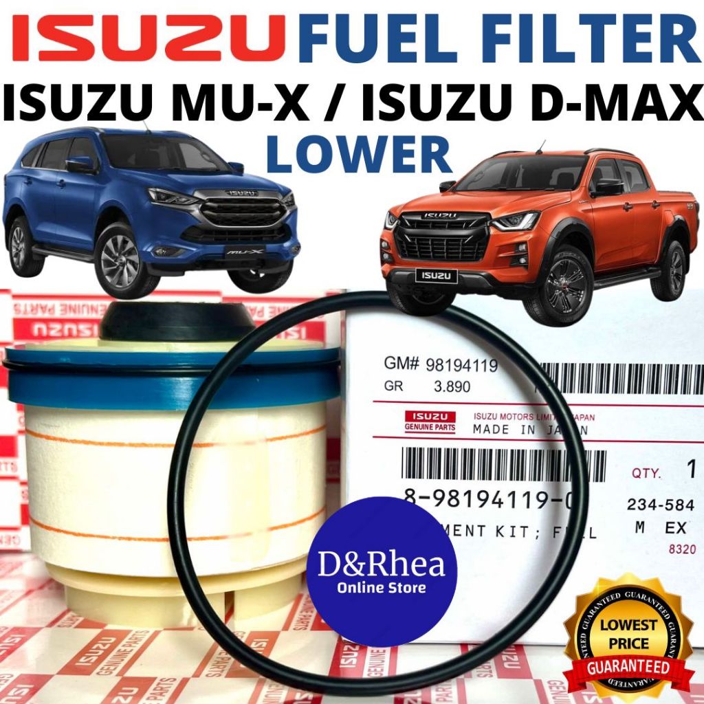 ISUZU FUEL FILTER (LOWER) For ISUZU DMAX / ISUZU TRAVIZ / ISUZU MUX ...