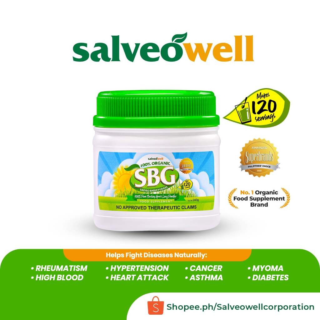 Salveo Barley Grass SBG Jar | Shopee Philippines