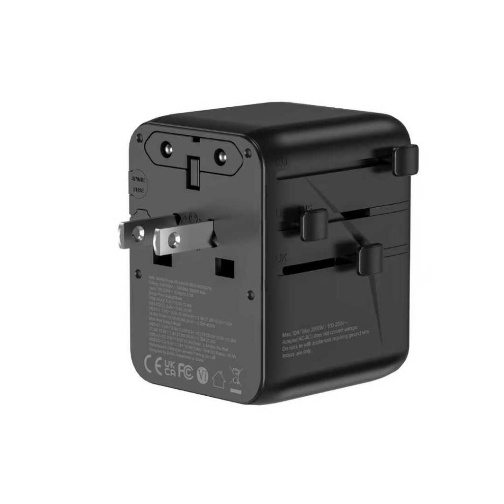 WiWU 45W Warrior GaN Universal Adapter 3C2A Wi-UA010 | Shopee Philippines