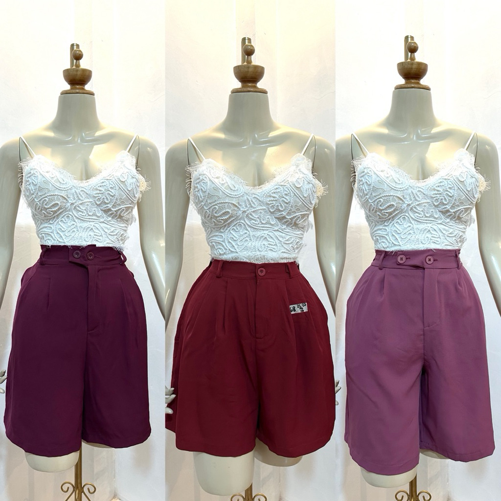 Trouser Short for Women Garterized Short Ukay Preloved | Shopee Philippines