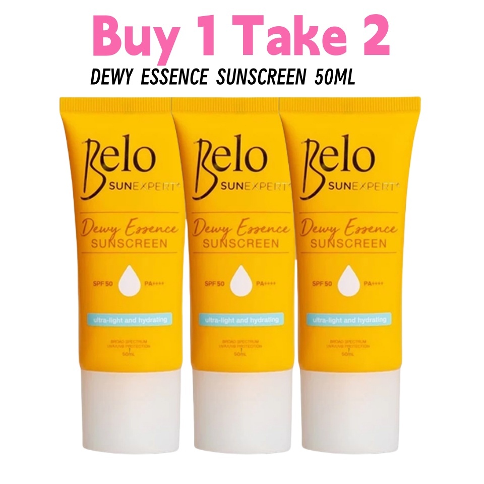 Buy 1 Take 2 Belo SunExpert Dewy Essence Sunscreen SPF50 50mL | Shopee ...