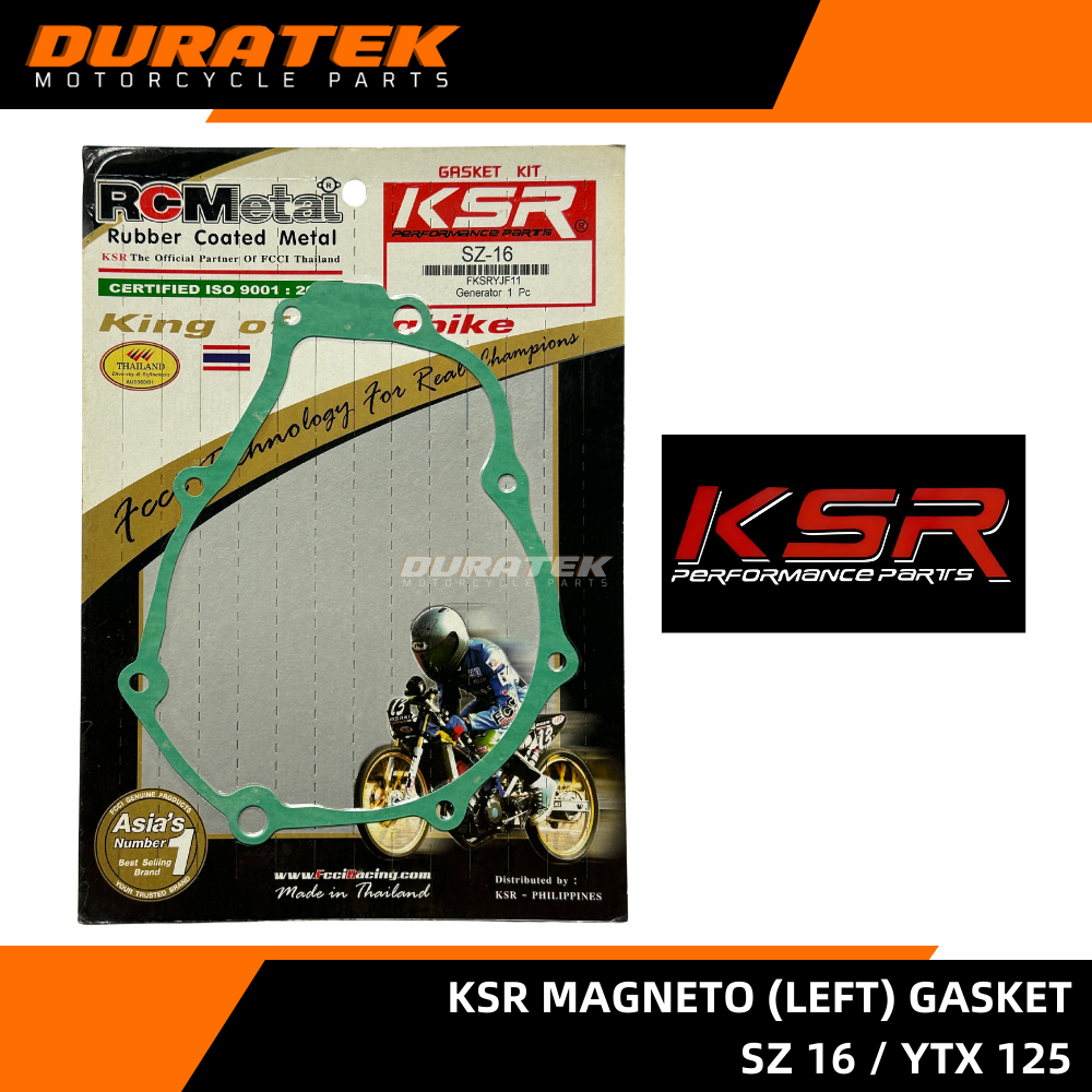 KSR Magneto (Left) Gasket for Yamaha SZ 16 / YTX 125 | Shopee Philippines