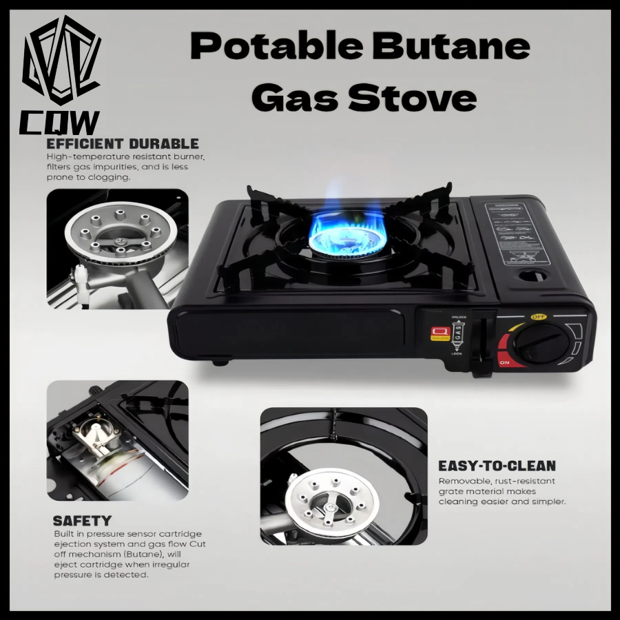 CQW New Portable Butane Gas Stove Mini Camping Stove | Shopee Philippines
