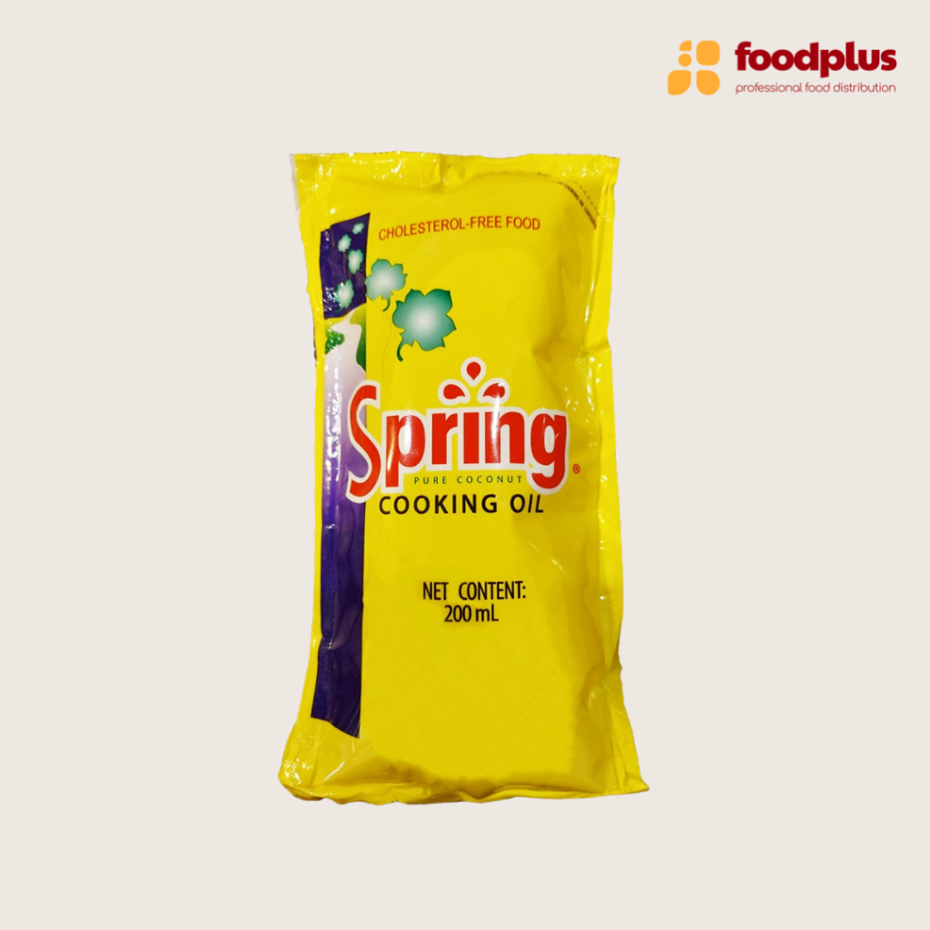 Spring Pure Coconut Cooking Oil 200ml NWT Pouch | Shopee Philippines