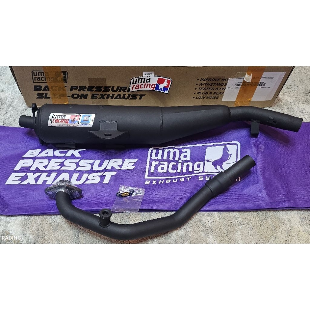 UMA RACING POWER PIPE BACK PRESSURE EXHAUST V2 SLIP ON FOR YAMAHA ...