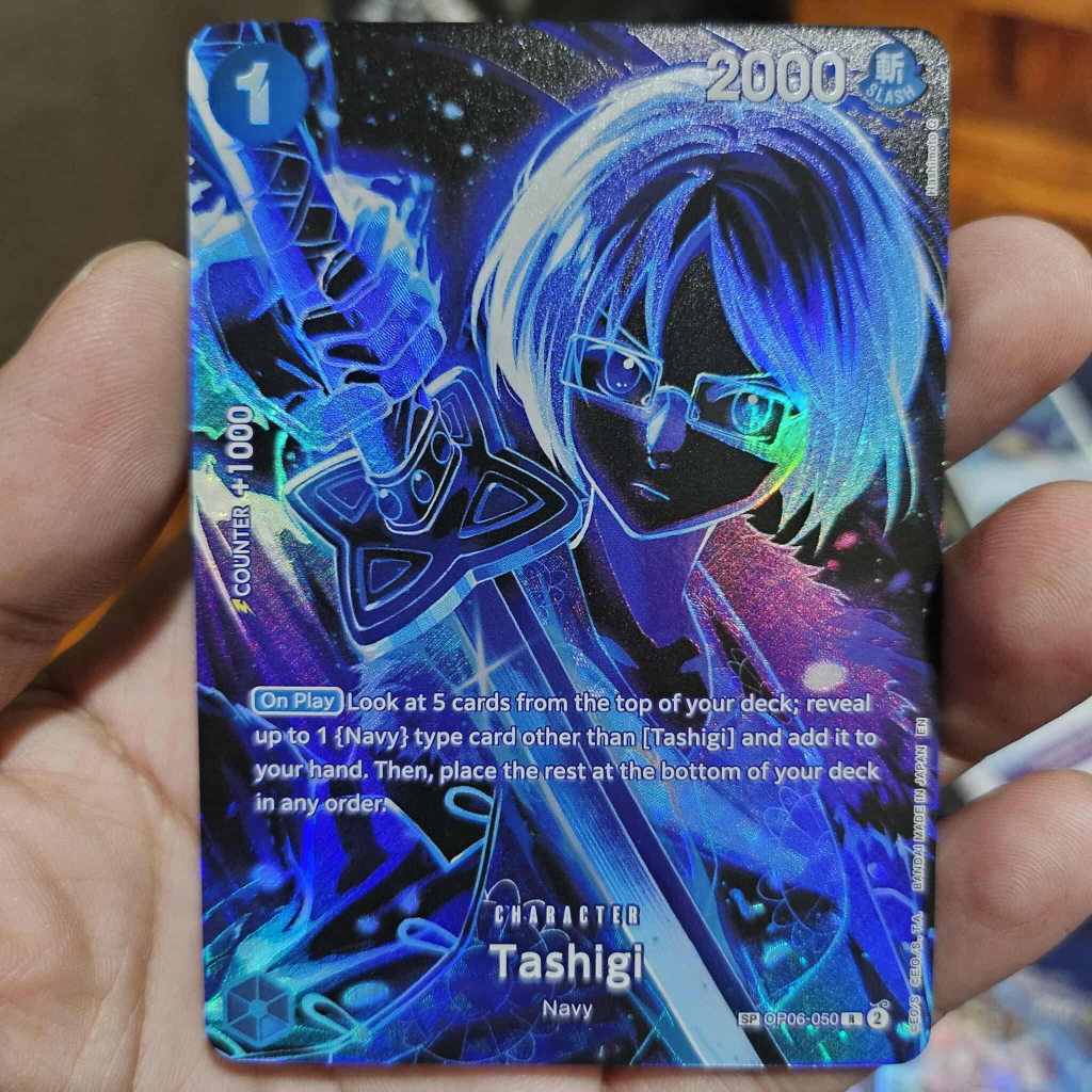 One Piece TCG ENGLISH SP OP06-050 PR Tashigi [From OP12] | Shopee Philippines