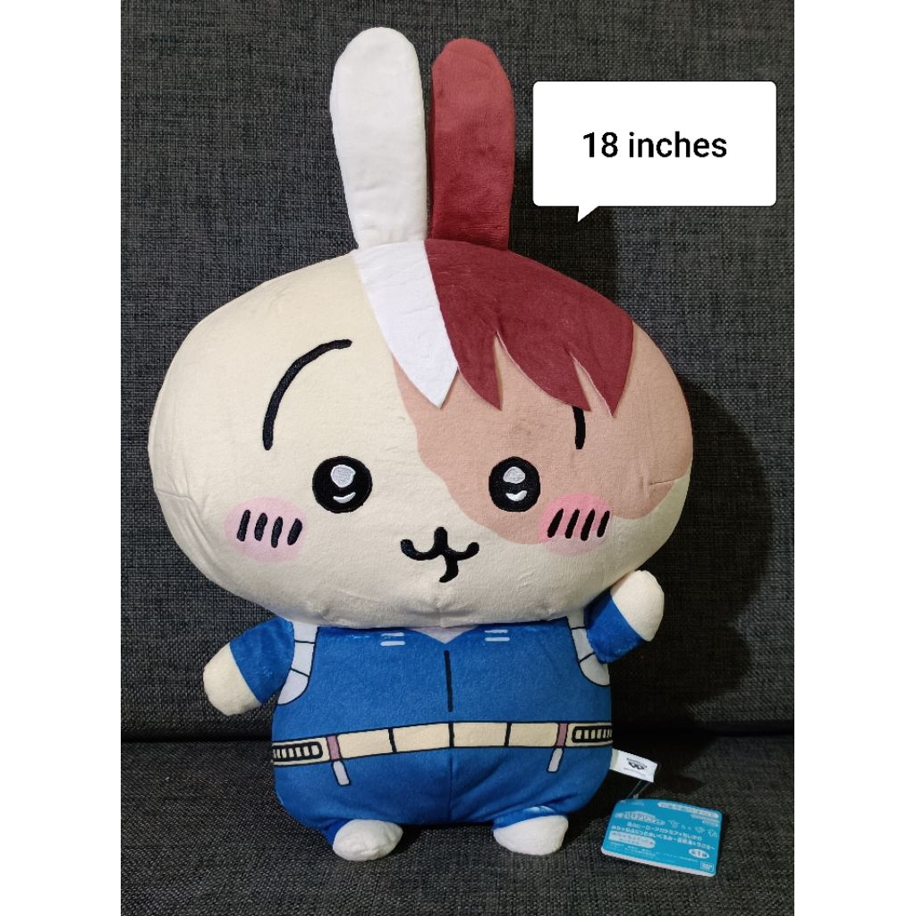 Big My Hero Academia x Chiikawa Mecha Mofugutto Plush Shoto Todoroki as ...