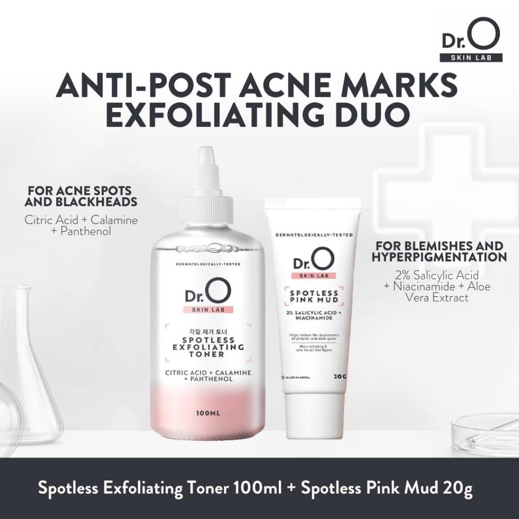 Dr.O Skin Lab Anti-Post Acne Marks Exfoliating Duo (Spotless ...