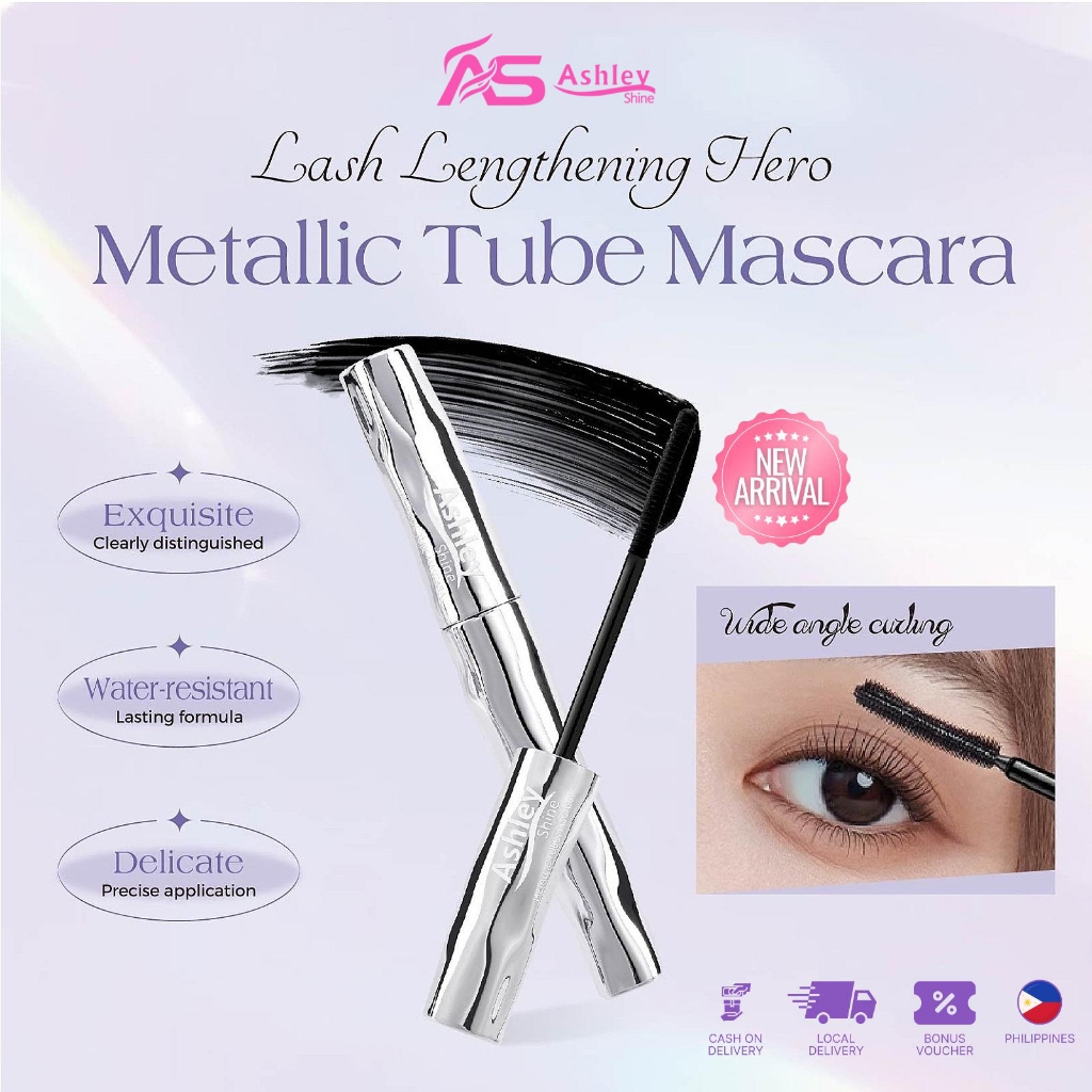 Ashley Shine Mascara Natural Curl Waterproof Eye Makeup Long-lasting ...