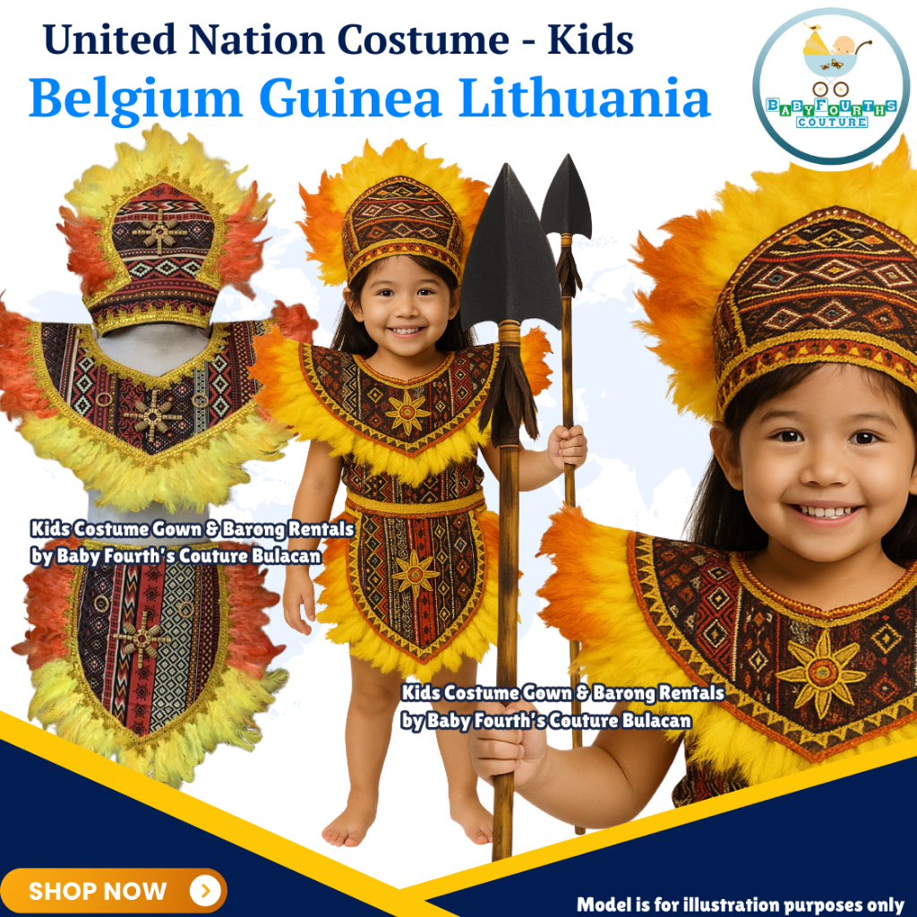United Nation Belgium Guinea Lithuania Hand Made Recycle Costume for ...