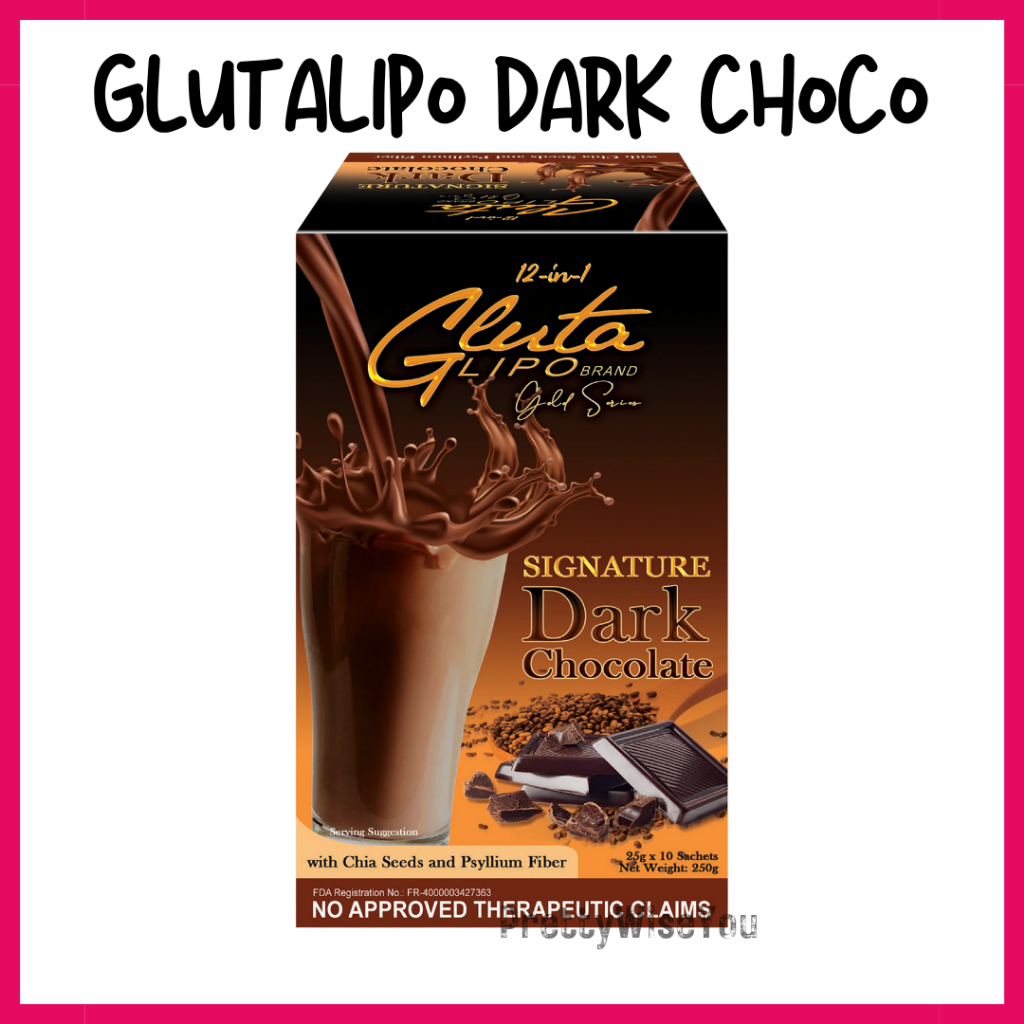 Glutalipo Gold Series Signature Dark Chocolate with Chia Seeds and ...
