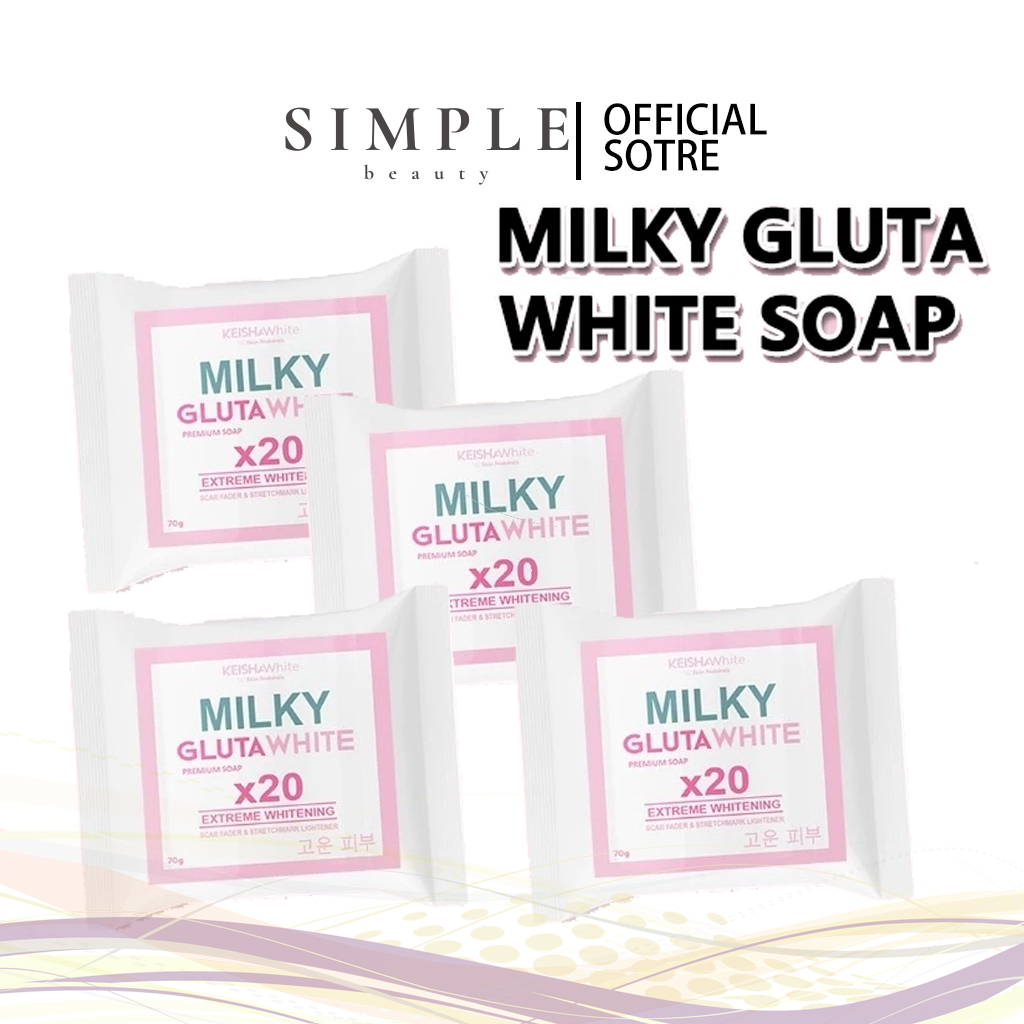 KEISHA WHITE MILKY GLUTA WHITE ORIGINAL X20 EXTREME WHITENING PREMIUM ...