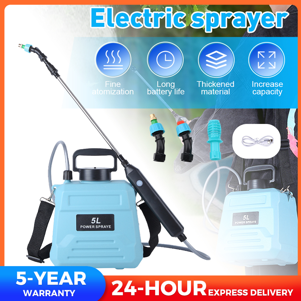 5L Electric Sprayer Agriculture Garden Tools Plant Watering Automatic ...