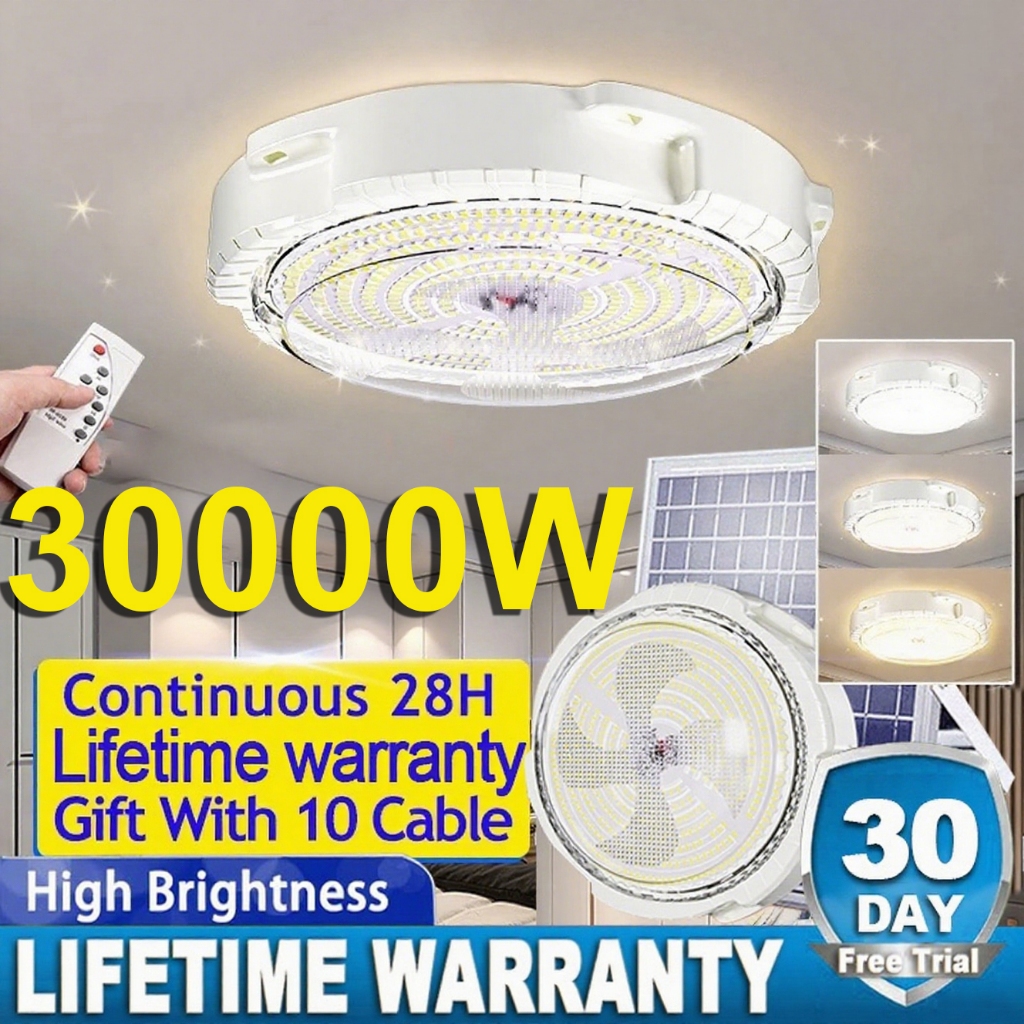 [Lifetime warranty]Solar light indoor light 3 color solar ceiling light ...