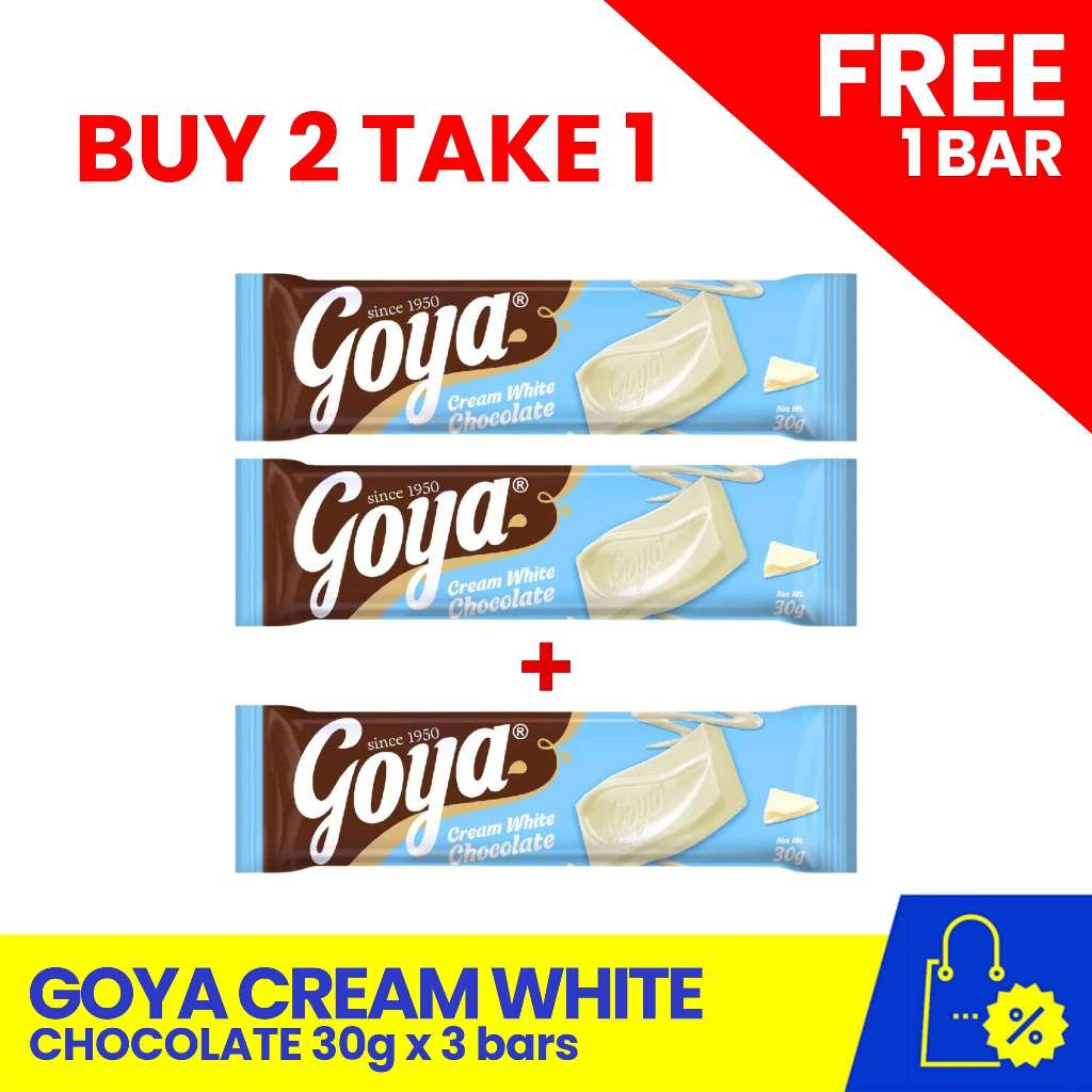 BUY 2 TAKE 1: GOYA Cream White Chocolate 30g | Shopee Philippines