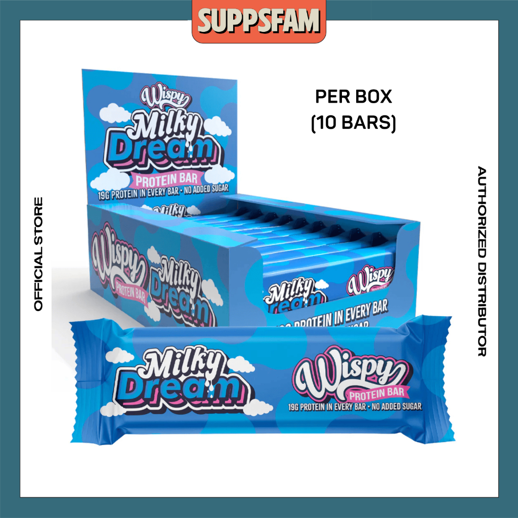 Wispy Protein Bars | 16g protein - (10 BARS PER BOX) - All Flavors | Shopee Philippines