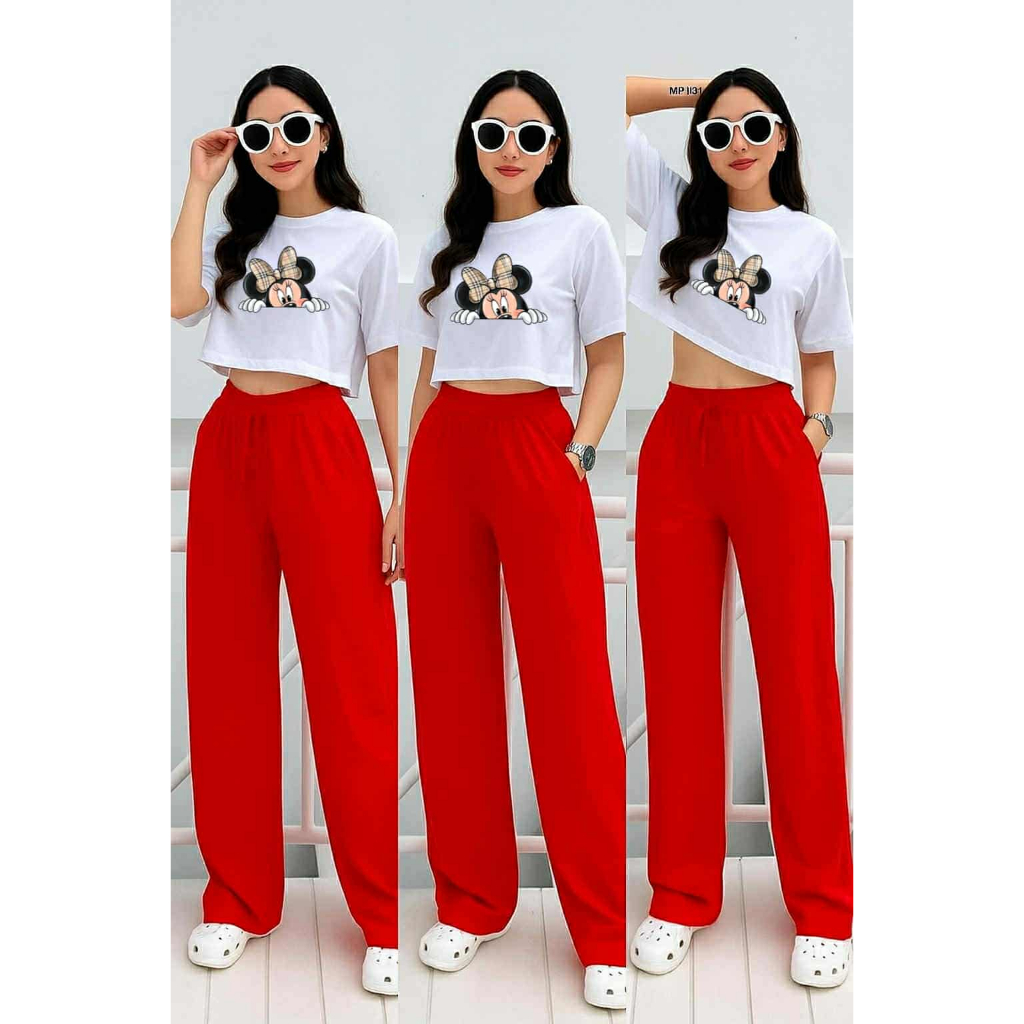 MYT-Chantal Terno /Coordinates (*loose pants with loose crop top l ...