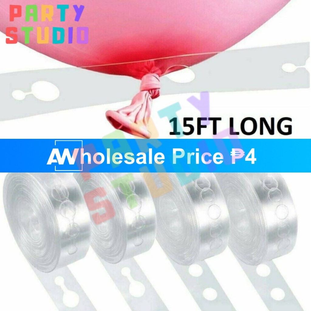 1 PC 5 Meters Balloon Chain Plastic Transparent Chain for Balloons ...