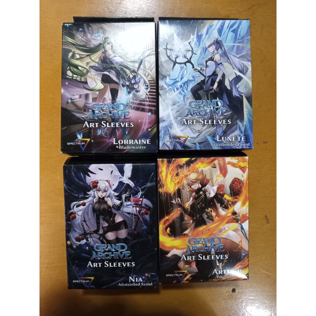 GA Art Sleeves 100 (Nia / Lorraine / Arthur / Lunete) Standard Sized ...
