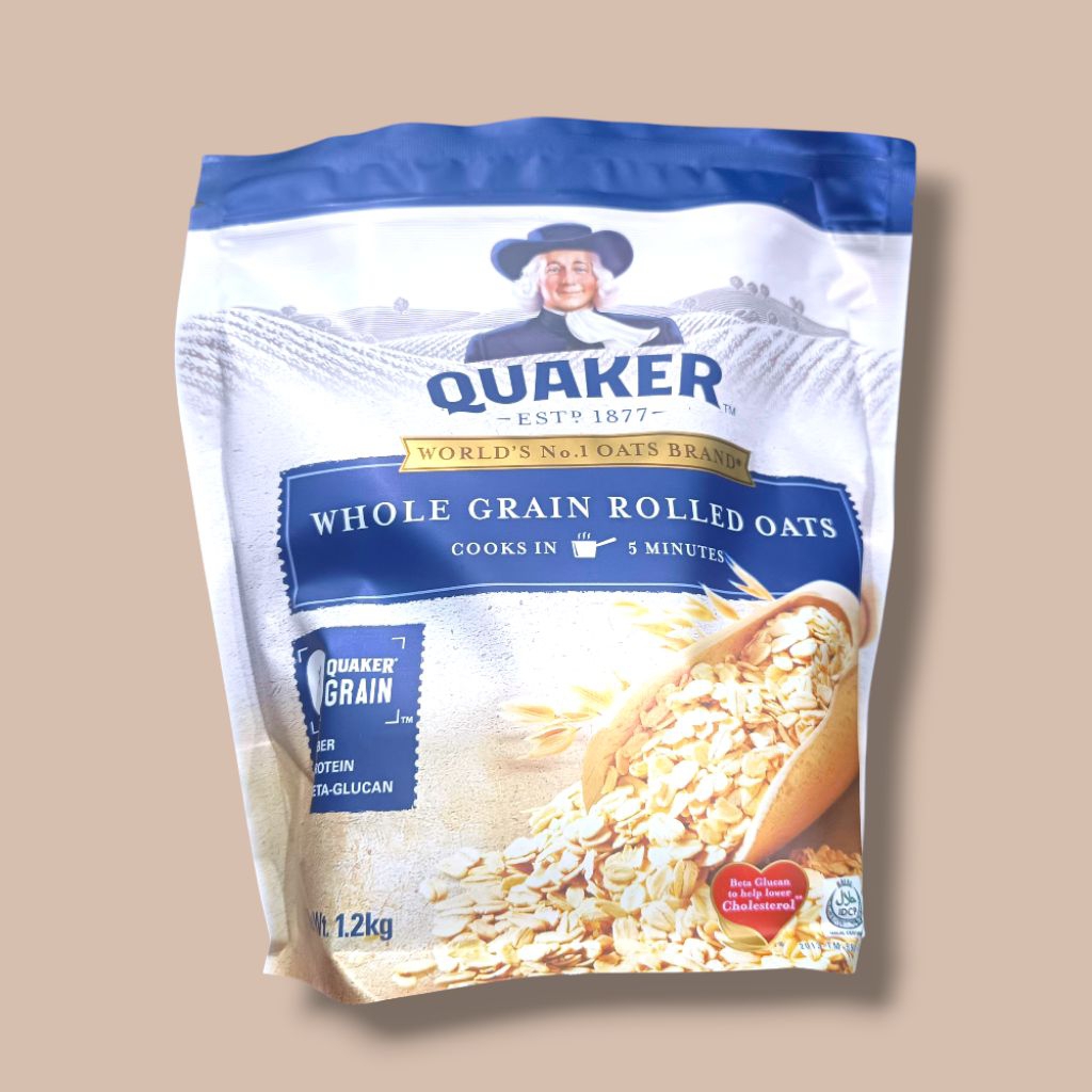 Quaker whole Grain Rolled oats 1.2kg | Shopee Philippines