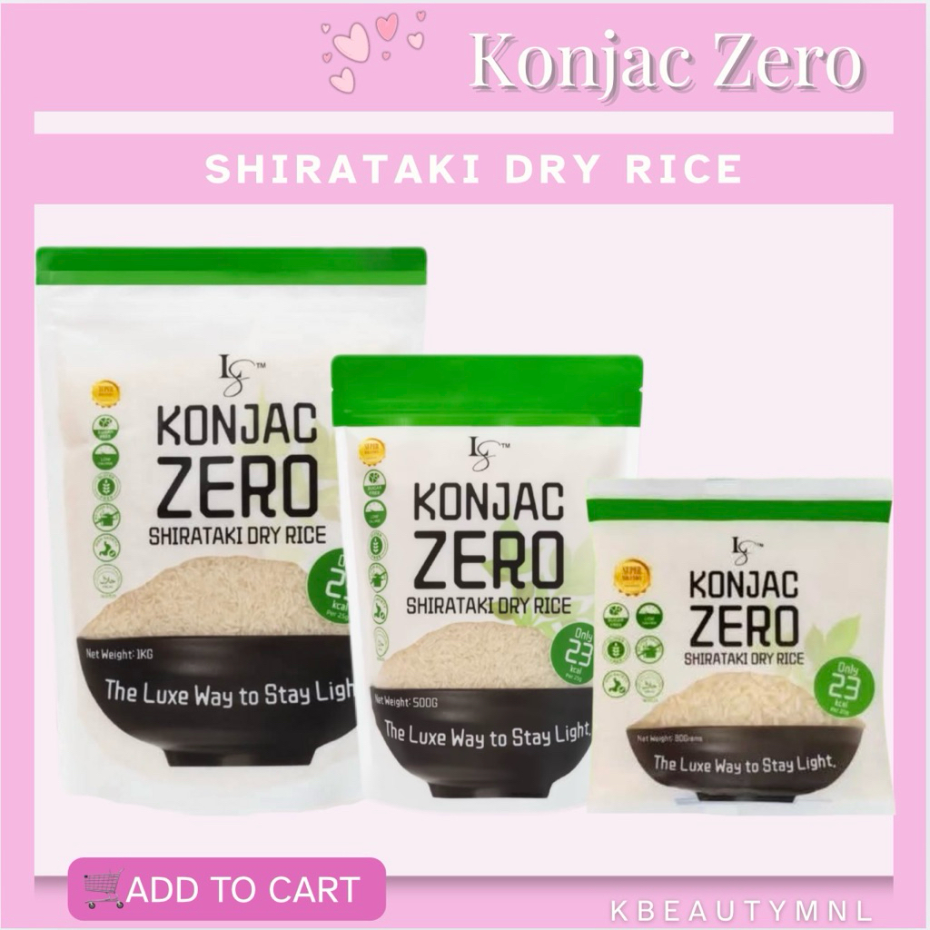 Konjac Zero Shirataki Dry Rice in 80g, 500g and 1kg | Shopee Philippines
