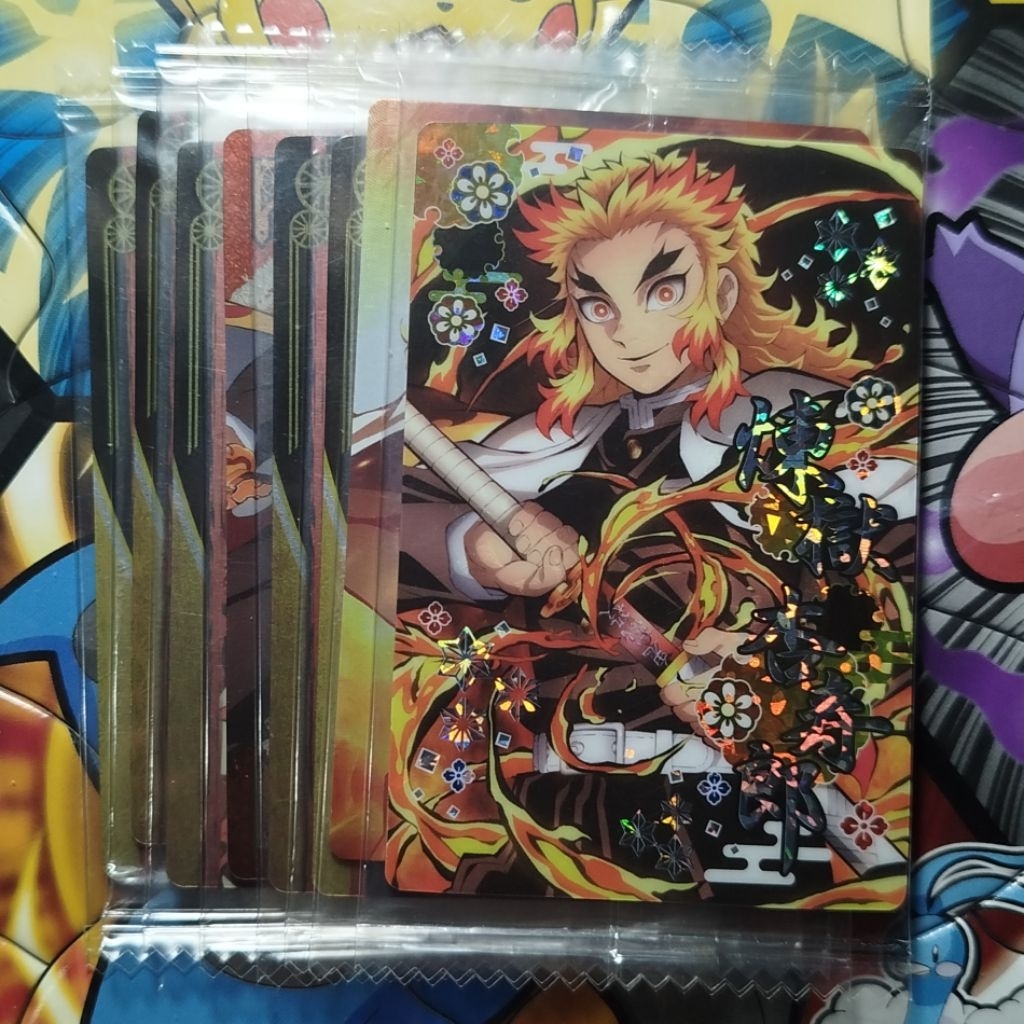 Demon Slayer: Kimetsu No Yaiba - Kyojuro Rengoku Trading Cards Set ...