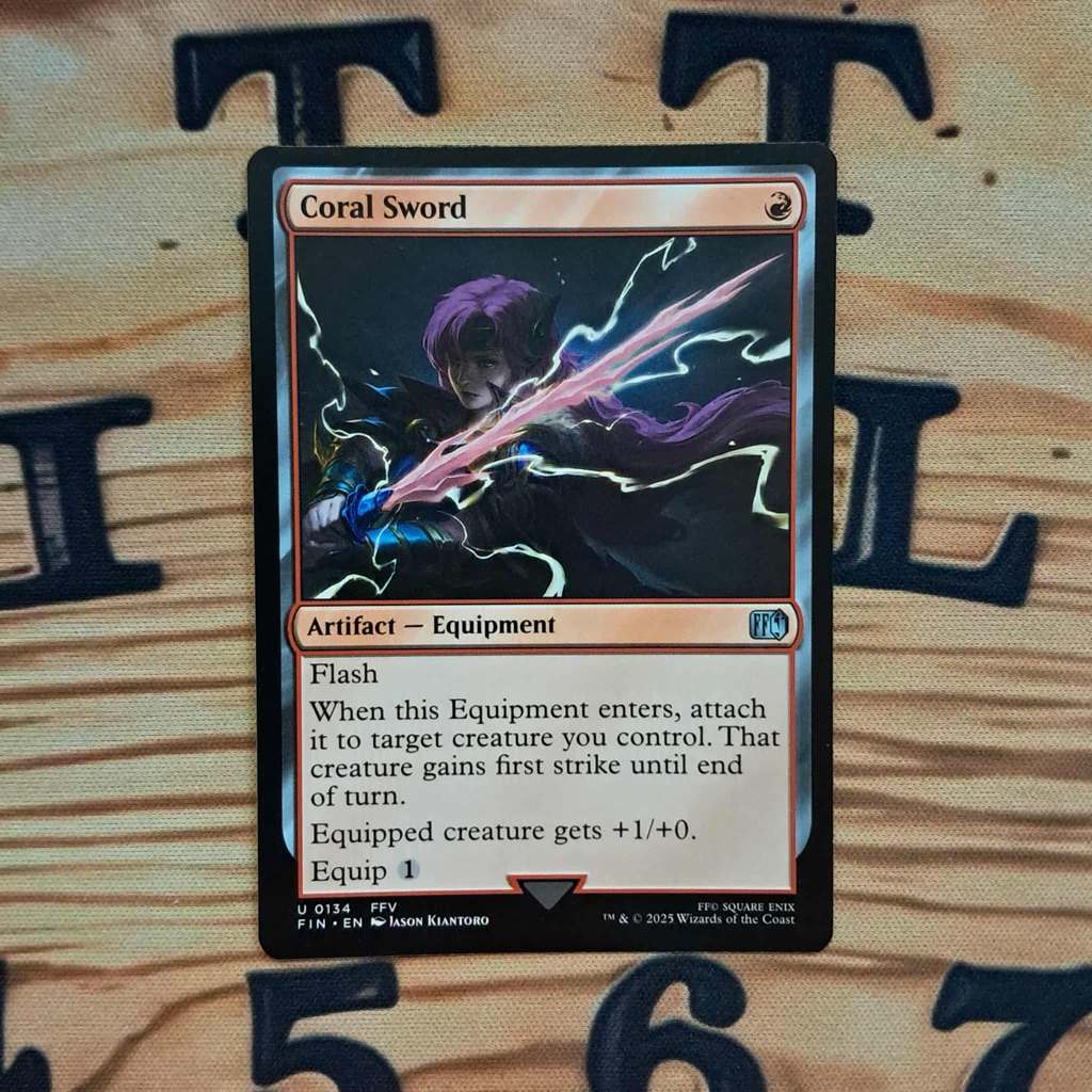 MTG Singles: Coral Sword FIN - Magic: The Gathering | Shopee Philippines