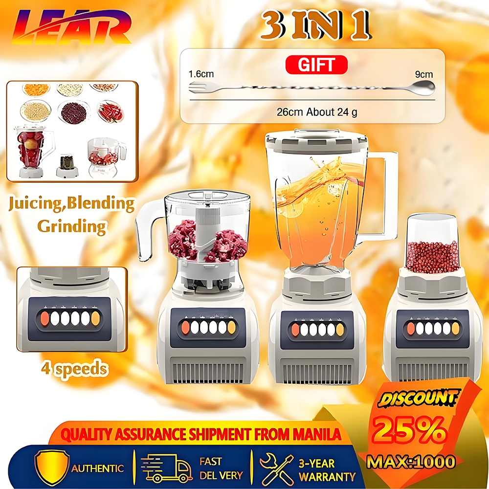 3 in 1 blender for shake and ice heavy duty blender for fruits and ...