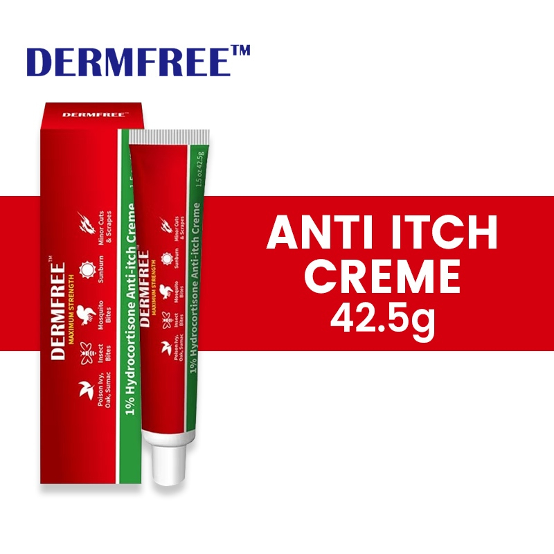 DERMFREE Anti-itch Creme Quickly relieve itching /Insect Mosquito Bites ...