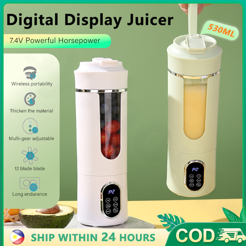 Portable Juicer Blender Tumbler Digital Electric multifunctional ...