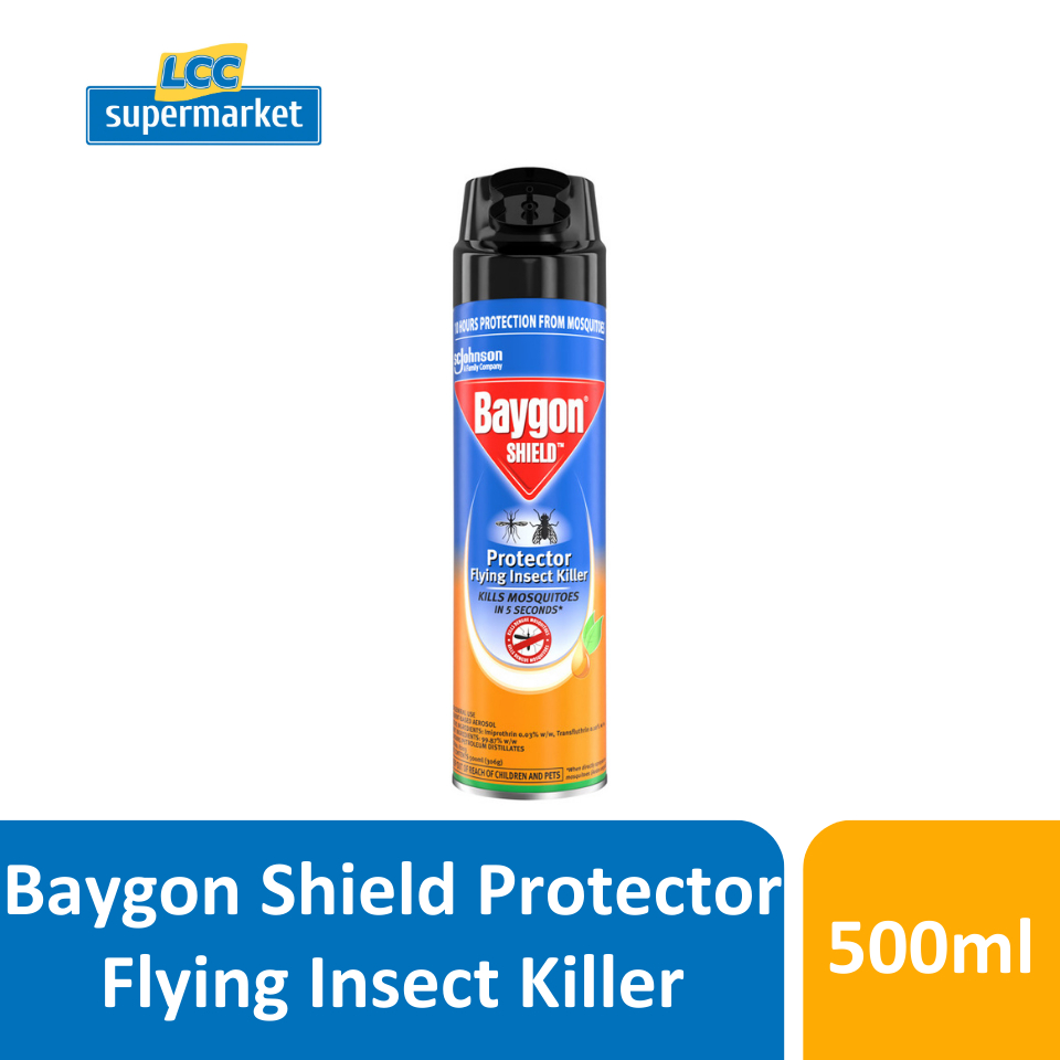 Baygon Shield Protector Flying Insect Killer 500ml | Shopee Philippines