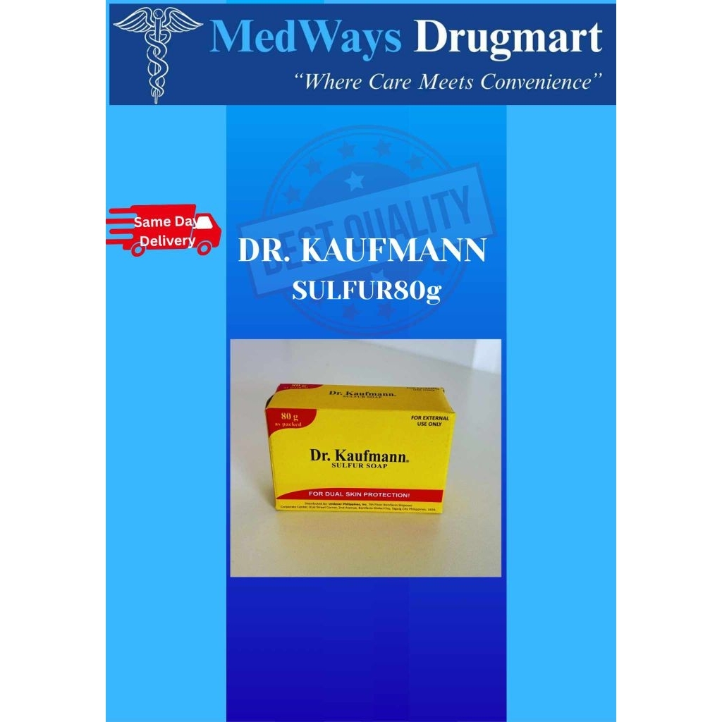 Dr. Kauffman Sulfur Soap 80g | Shopee Philippines
