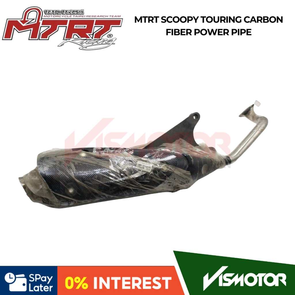 MTRT SCOOPY/MIO TOURING CARBON FIBER POWER PIPE | Shopee Philippines
