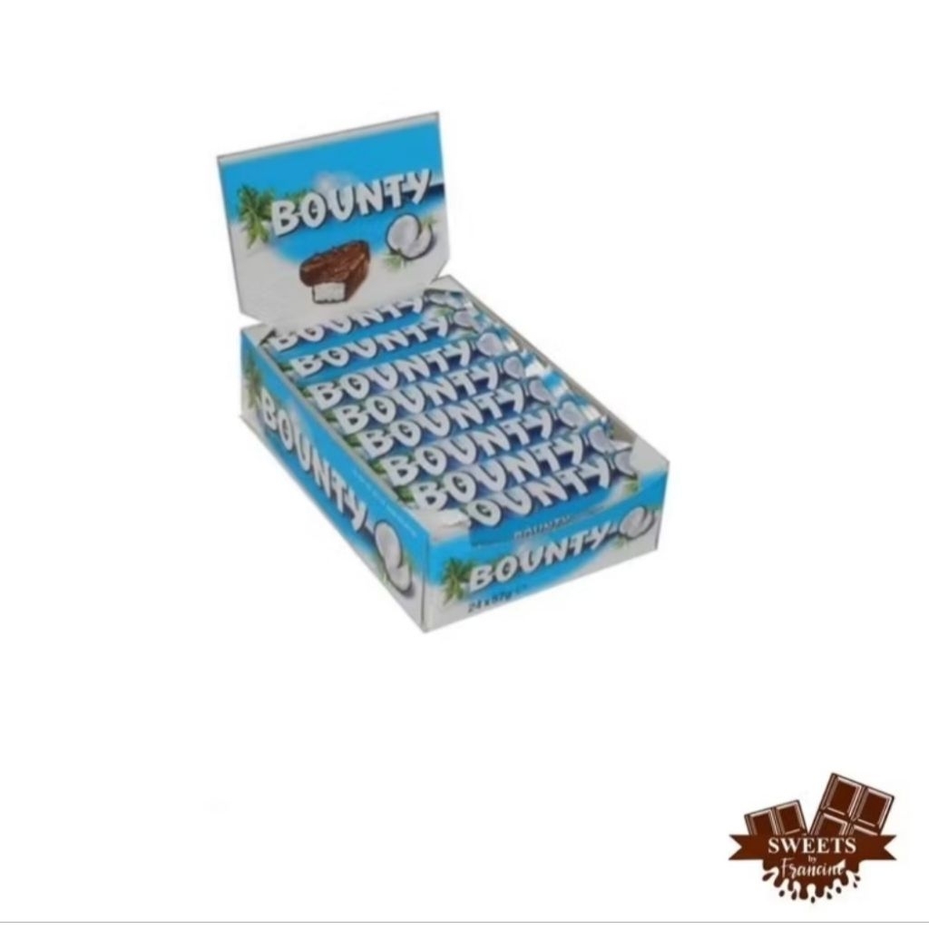 Bounty coconut Chocolate 57g box (24pcs) | Shopee Philippines