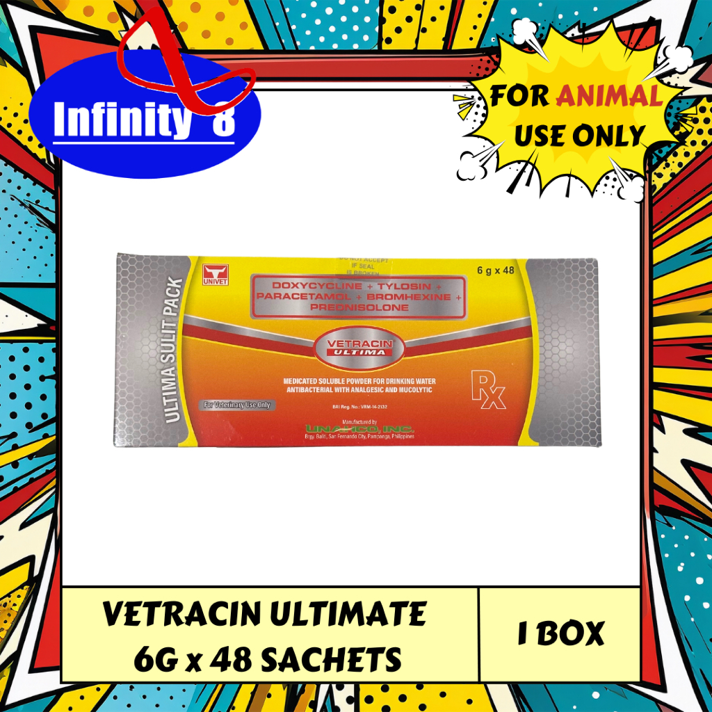 UNIVET VETRACIN ULTIMA 6G X 48 SACHETS/BOX | Shopee Philippines