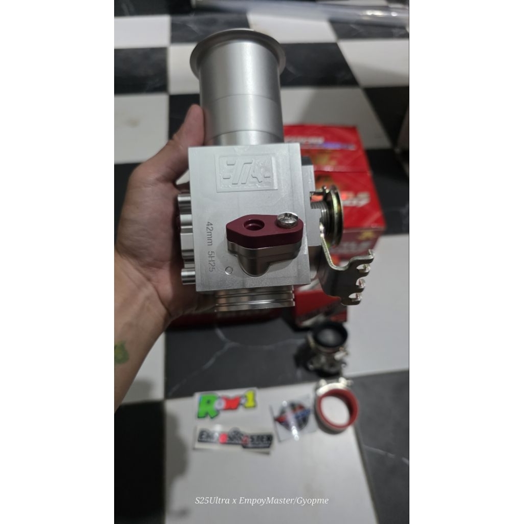 Row1 TA throttle body & manifold Raider fi sniper aerox nmax pcx 38mm ...