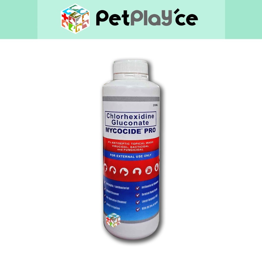 Mycocide Pro Chlorhexidine Gluconate 250ml Antiseptic Meds Pla | Shopee ...