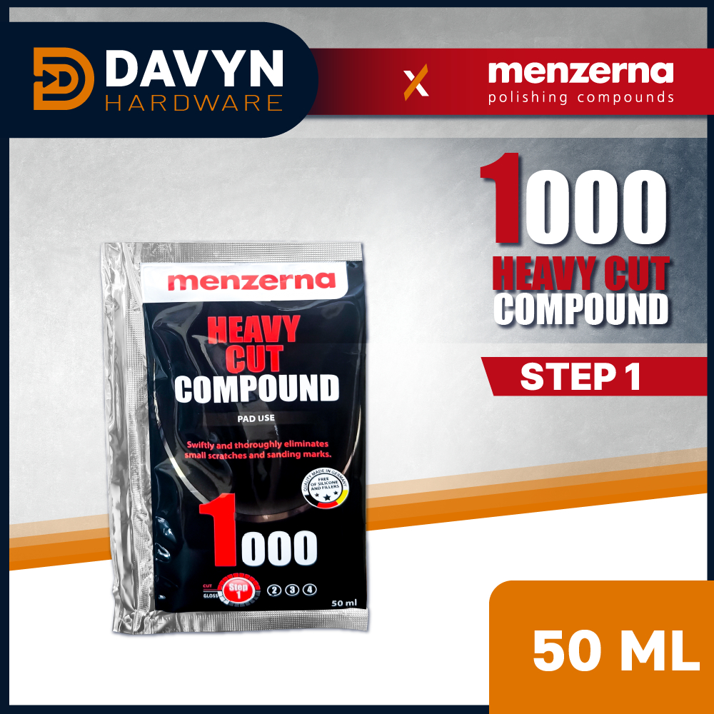 MENZERNA Heavy Cut Polishing Compound 1000 - Step 1 | 50ml | Shopee ...