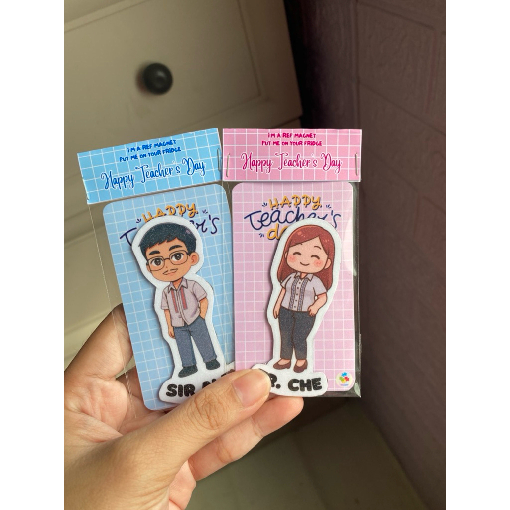 Personalized Teacher’s Day Refrigerator Magnet Gift with Name ...