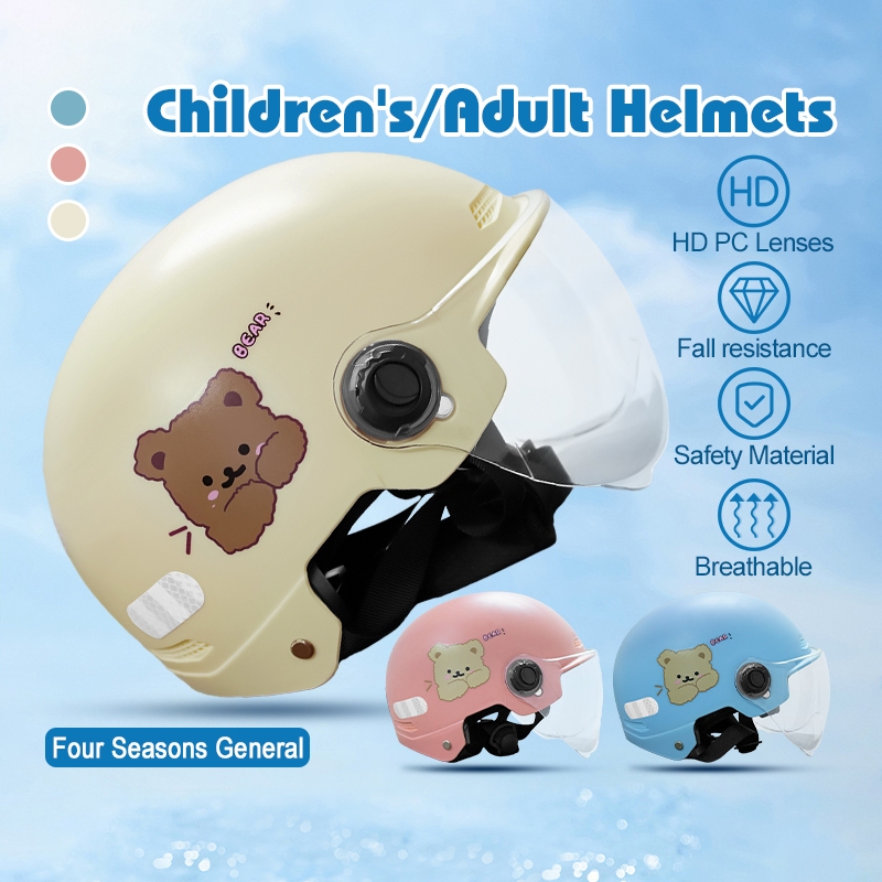 Original Child Helmet Kid's Helmet Motorcycle Bike Helmet For 3-12 ...